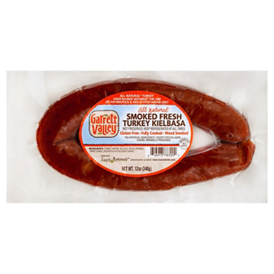 Garrett Valley Sausage Turkey Kielbasa Rope Abf - 12 Oz - safeway