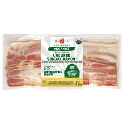 Applegate Farms Bacon Sunday Organic - 8 Oz - andronicos