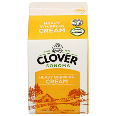 Clover Heavy Cream - 16 Oz - safeway