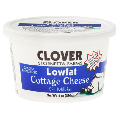 Clover Cottage Cheese Lf - 8 Oz - safeway