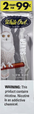White Owl Silver Cigarillo 2/.99 - 2 Count - Pavilions