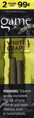 Game White Grape Cigarillo - 2 Count - Safeway