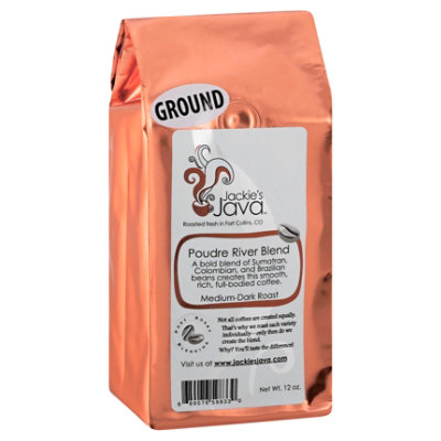 Jackies Java Coffee Ground Poudre River Blend - 12 Oz - Safeway