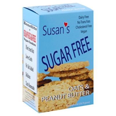 Susans Sf Pnt Bttr Vegan Cookies - 8 Oz - Safeway