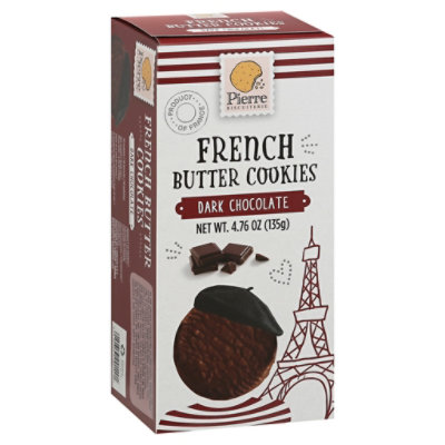 Pierre French Butter Cookies Dark Chocolate - 4.76 Oz - safeway