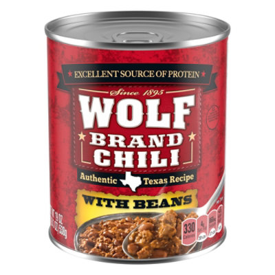 Wolf Brand Chili With Beans Original - 19 Oz - Jewel-Osco