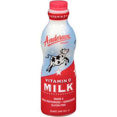 Anderson Dairy Whole Milk - 1 Quart - Vons