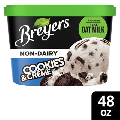 Breyers Ice Cream Non Dairy Oreo Cookies & Cream - 48 Oz - safeway