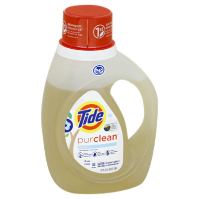 Tide purclean Liquid Detergent Unscented HE Jug - 37 Fl. Oz. - Pavilions