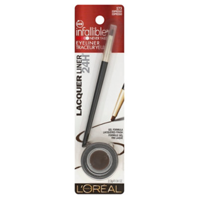 Loreal Infallible Gel Lacquer Eye Liner Espresso Each albertsons