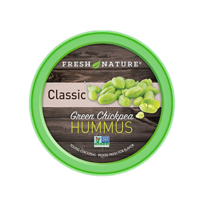 Fresh Nature Hummus Classic Green Chickpea - 8 Oz - Albertsons