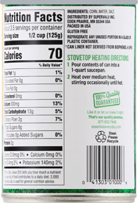 Essential Everyday Corn Whole Kernel Can - 15.25 Oz - Haggen