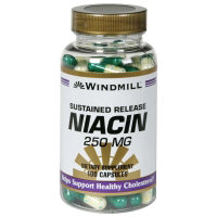 Niacin 250 Mg Sustained Release Capsules - 100 Count - tomthumb