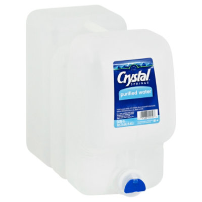 Crystal Spring Purified Water - 2.5 Gallon - Safeway
