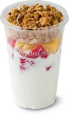 Fresh Cut Yogurt Parfait Vanilla With Strawberries And Mango - 12 Oz ...
