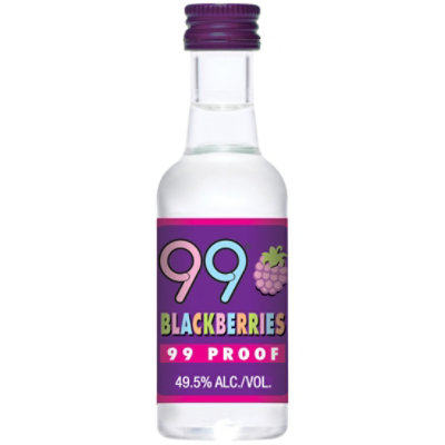 99 Brand Blackberry Liqueur 99 Proof Bottle - 50 Ml - Safeway