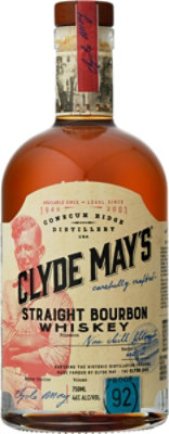 Clyde Mays Bourbon Whiskey 92 Proof - 750 Ml - albertsons