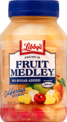 Libbys Fruit Medley Premium No Sugar Added - 23.5 Oz - Safeway