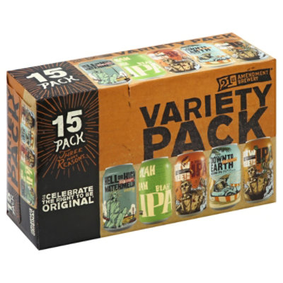 21st Amendment Brewery Variety In Cans - 15-12 Fl. Oz. - albertsons