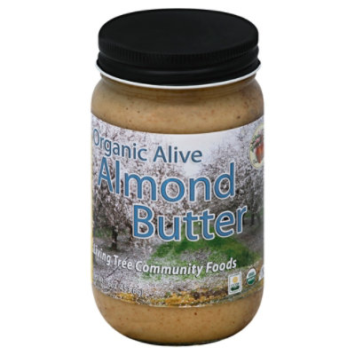 Living Tree Community Foods Alive Organic Almond Butter - 16 Oz - safeway