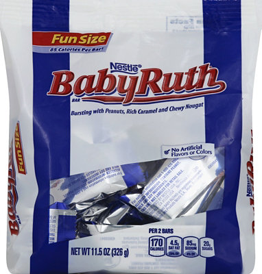 Baby Ruth Candy Bar Fun Size - 11.5 Oz - haggen