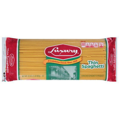Luxury Pasta Thin Spaghetti Wrapper - 32 Oz - Jewel-Osco