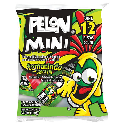 Pelon Candy Soft Tamarindo Original Mini 12 Count - 6.3 Oz - safeway