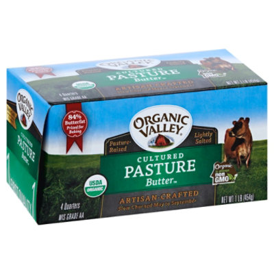 Organic Valley Butter Pasture Sltd Cultu - 1 Lb - Safeway