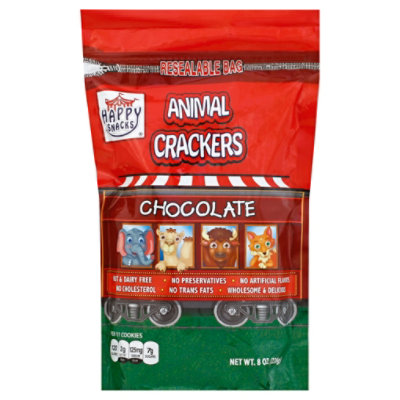 Happy Snacks Chocolate Animal Crackers - 8 Oz - Pavilions