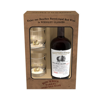 Cooper Thief Gift Set Red Blend Red Wine Bottle 750 Ml jewelosco