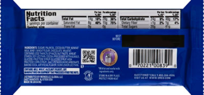 Milka Candy Bar Chocolate OREO King Size Wrapper - 2.88 Oz - Safeway