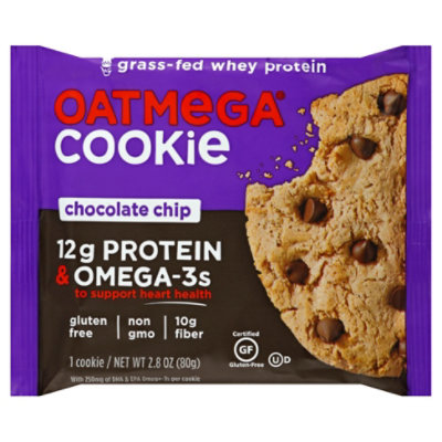 Oatmega Cookie Chocolate Chip - 2.8 Oz - safeway