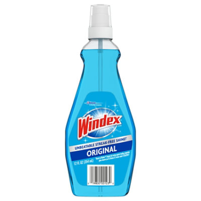 Windex Original Blue Glass Cleaner Spray Bottle - 12 Fl. Oz. - safeway