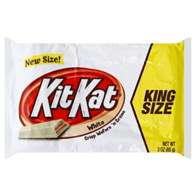 KIT KAT Crisp Wafers White Wrapper King Size - 3 Oz - safeway