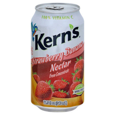 Kerns Strawberry Banana Nectar - 11.5 Fl. Oz. - Albertsons
