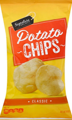 Signature SELECT Potato Chips Classic - 8 Oz - Safeway