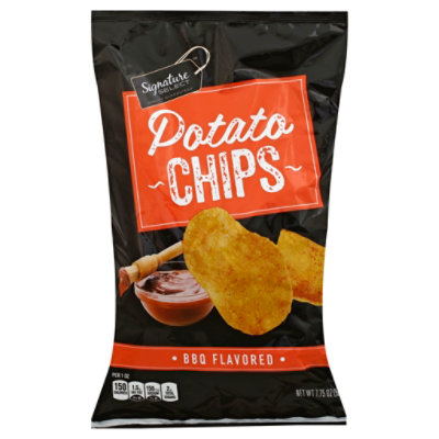 Signature SELECT Potato Chips Bbq - 7.75 Oz - safeway