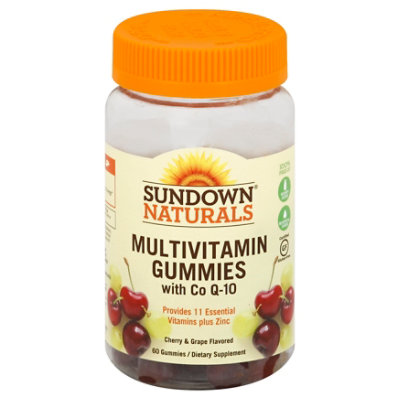 Sundown Naturals Gummies Multi Vit Co Q10 - 60 Piece - Haggen