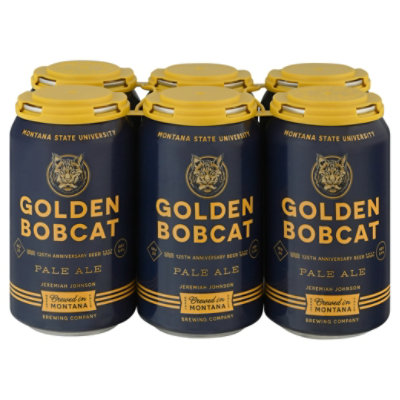 Jj Golden Bobcat Pale Ale In Cans - 6-12 Fl. Oz. - albertsons