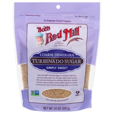 Bobs Red Mill Coarse Demerara Sugar Turbinado - 14 Oz - safeway