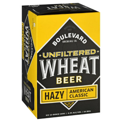 Boulevard Unfiltered Wheat Beer In Cans - 6-12 Fl. Oz. - Safeway