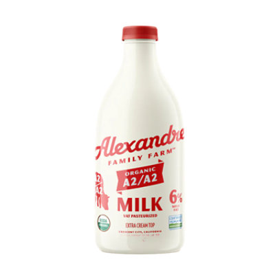 Alexandre Organic Whole Milk 6% - 28Oz - safeway