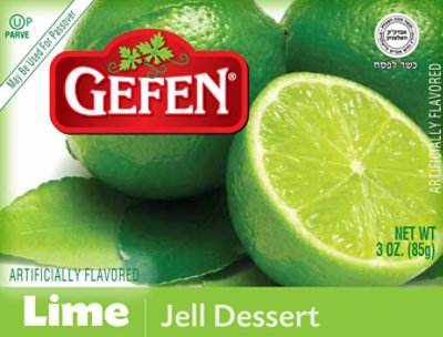 Gefen Jello Kp Lime - 3 Oz - Safeway