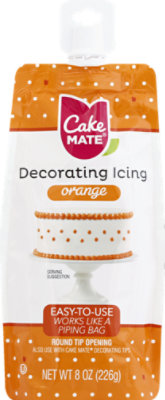 Cake Mate Orange Decorating Icing - 8 Oz - safeway