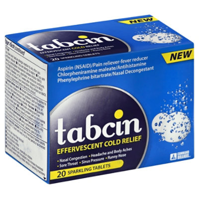 Tabcin Cold Relief - 20 Count - vons