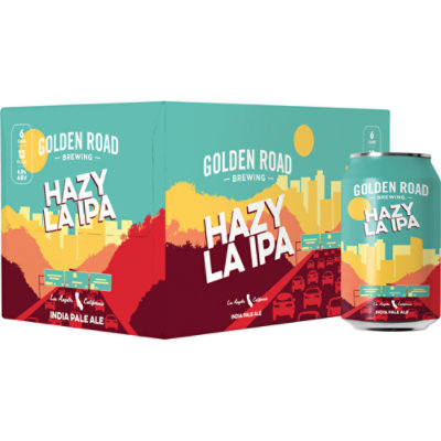 Golden Road Hazy LA IPA Can - 6-12 Oz - Kings Food Markets