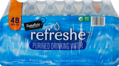 Signature Select Refreshe Purified Water - 48-8 Fl. Oz. - safeway