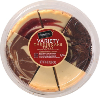 Signature SELECT 4 Variety Cheesecake 6 Inch - 16 Oz - safeway