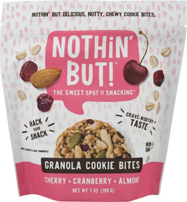 Nothin But Granola Cookies Cherry Cranberry Almond Resealable Pouch - 7 ...
