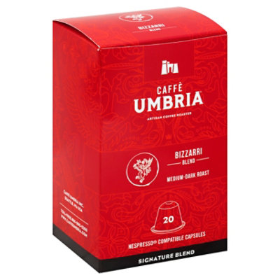 Caffe Umbria Bizzarri Nespresso Capsule - 20 Count - safeway